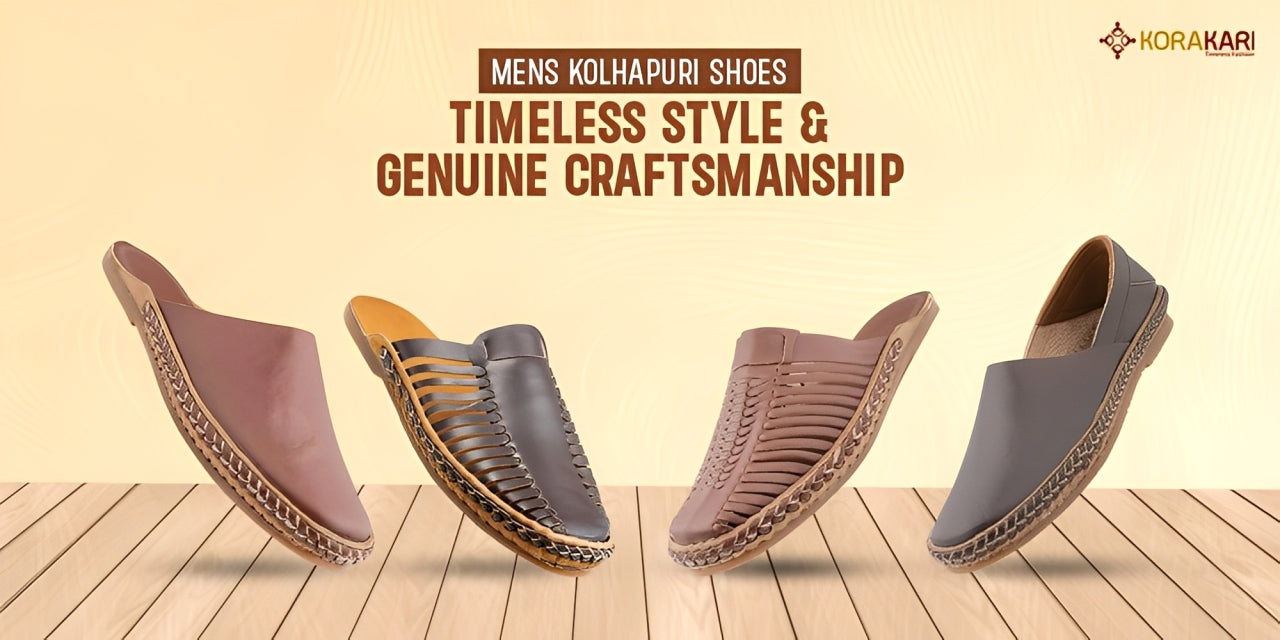 Mens Kolhapuri Shoes: Timeless style & genuine craftsmanship