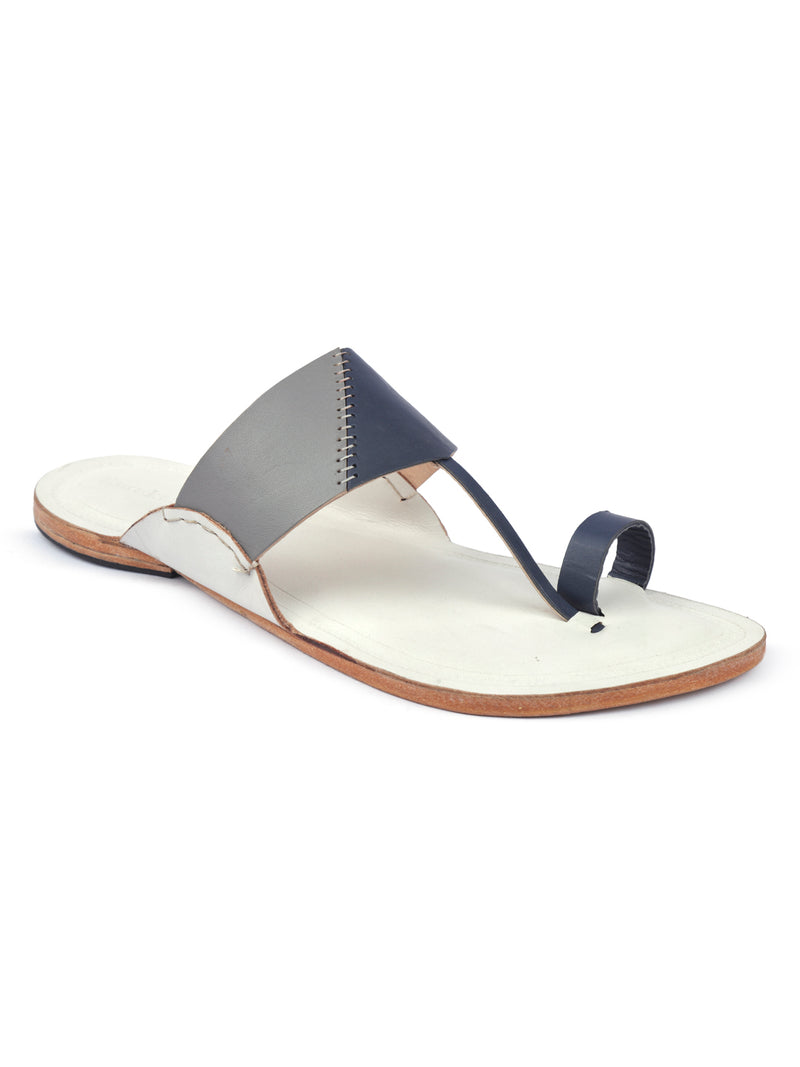 Kodachrome Kolhapuri Chappal for Men - Authentic Leather
