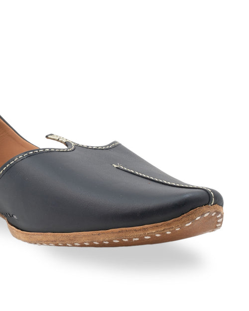 Panther Men Punjabi Jutti: Handcrafted Leather Elegance for Men