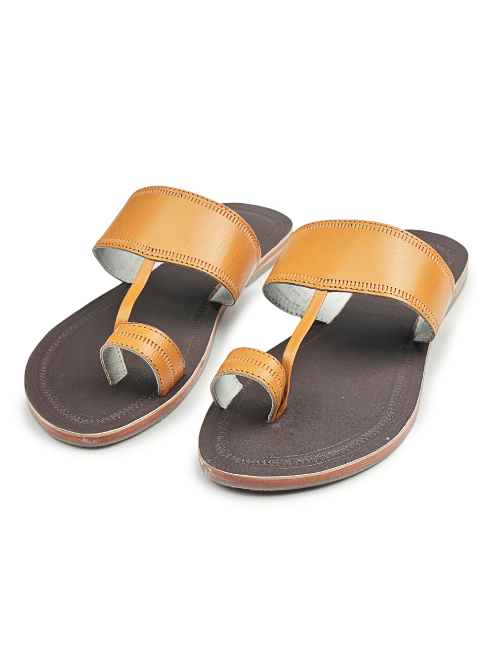 Regular Two Tone Men's Kolhapuri Chappal