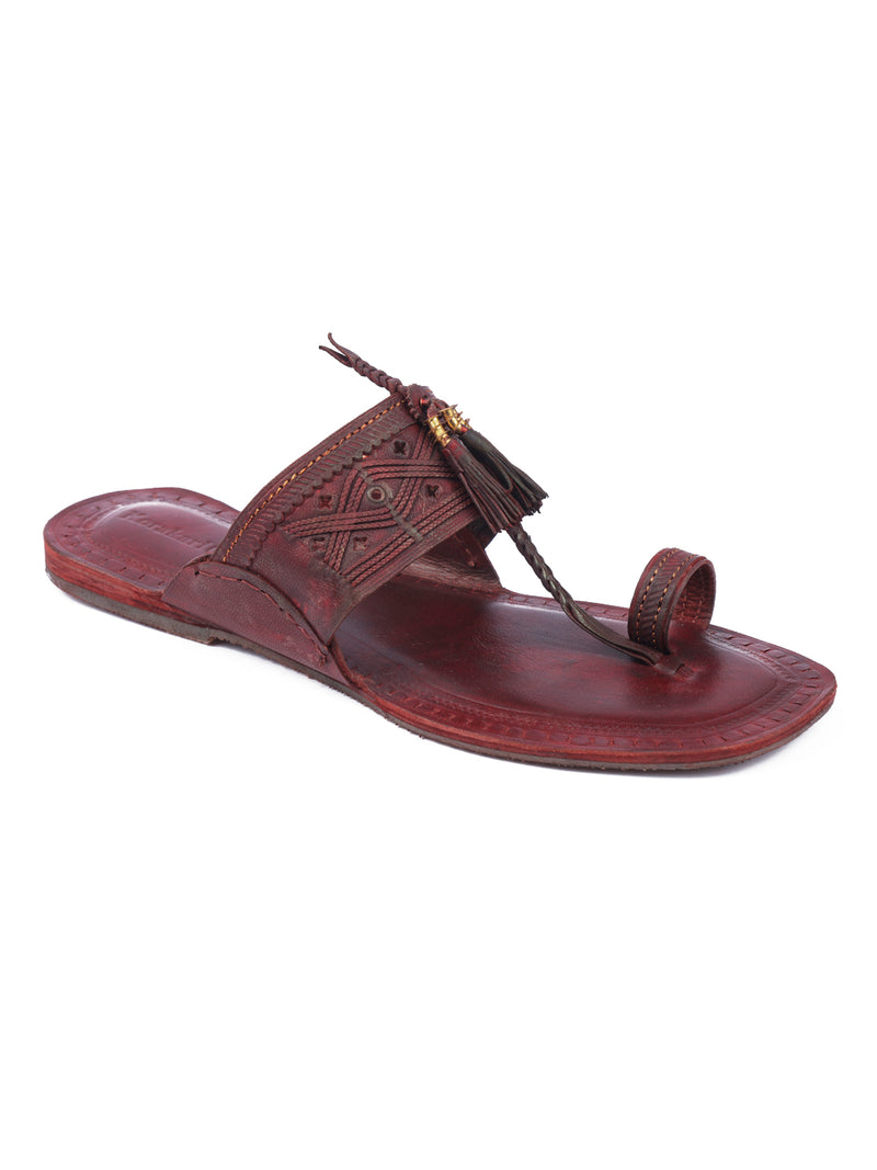 The Legacy Footwear Men Kolhapuri Chappal | Leather Footwear