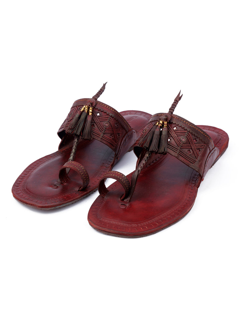 The Legacy Footwear Men Kolhapuri Chappal | Leather Footwear