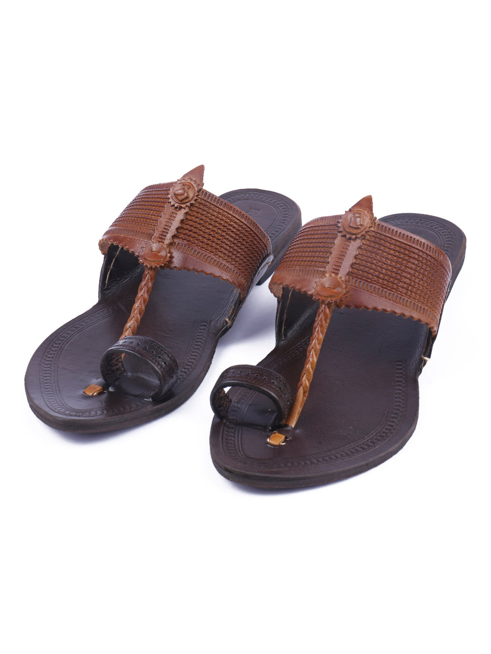 Dual Tone Kolhapuri Chappals for Women | Comfort & Style